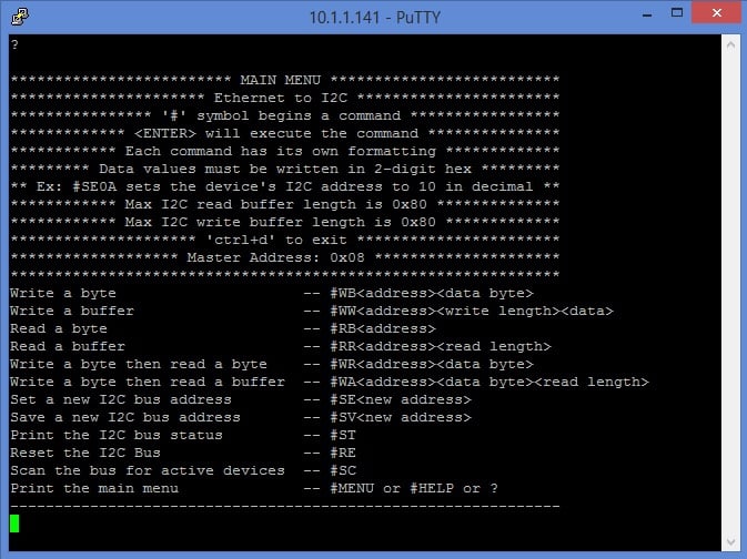 Connecting To An I2C Device Through The Internet - NetBurner