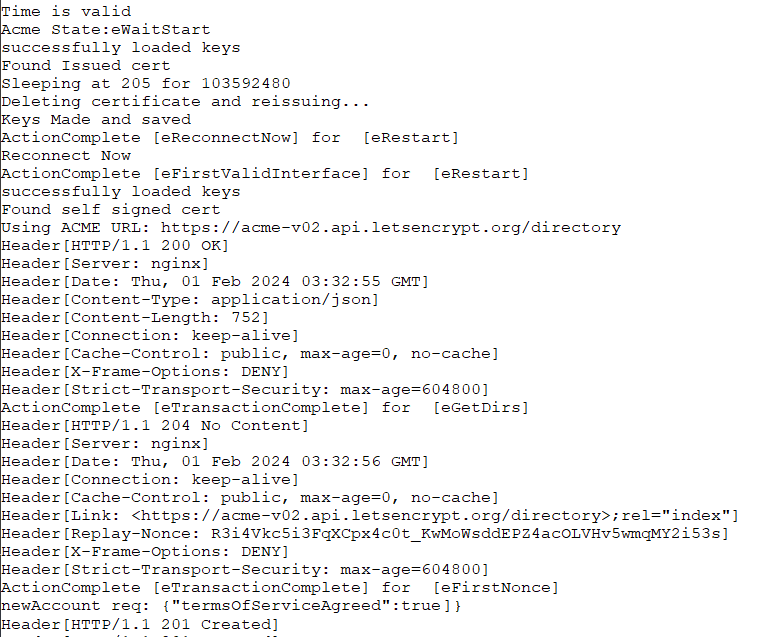 New Feature Easy Ssl Certificates With Acme And Lets Encrypt Netburner